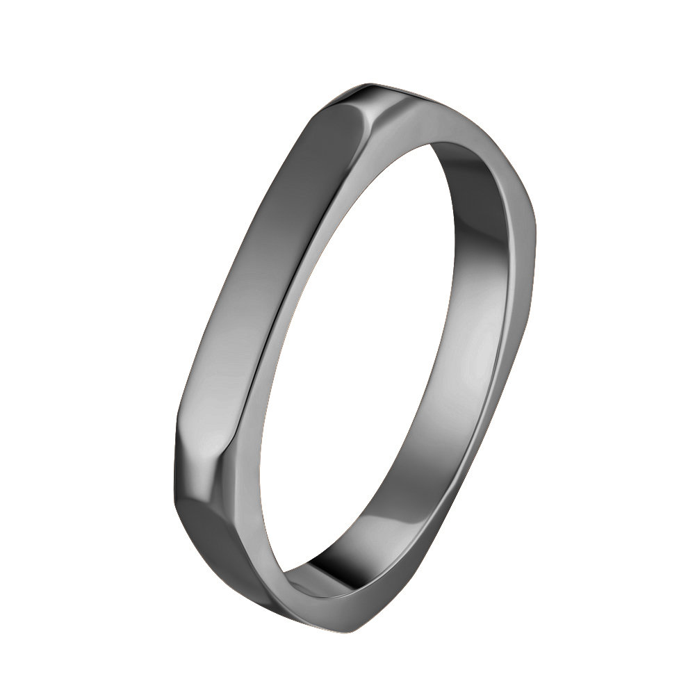 White gold ring with black ruthenium plating. Code: 100803810202. Buy a ...